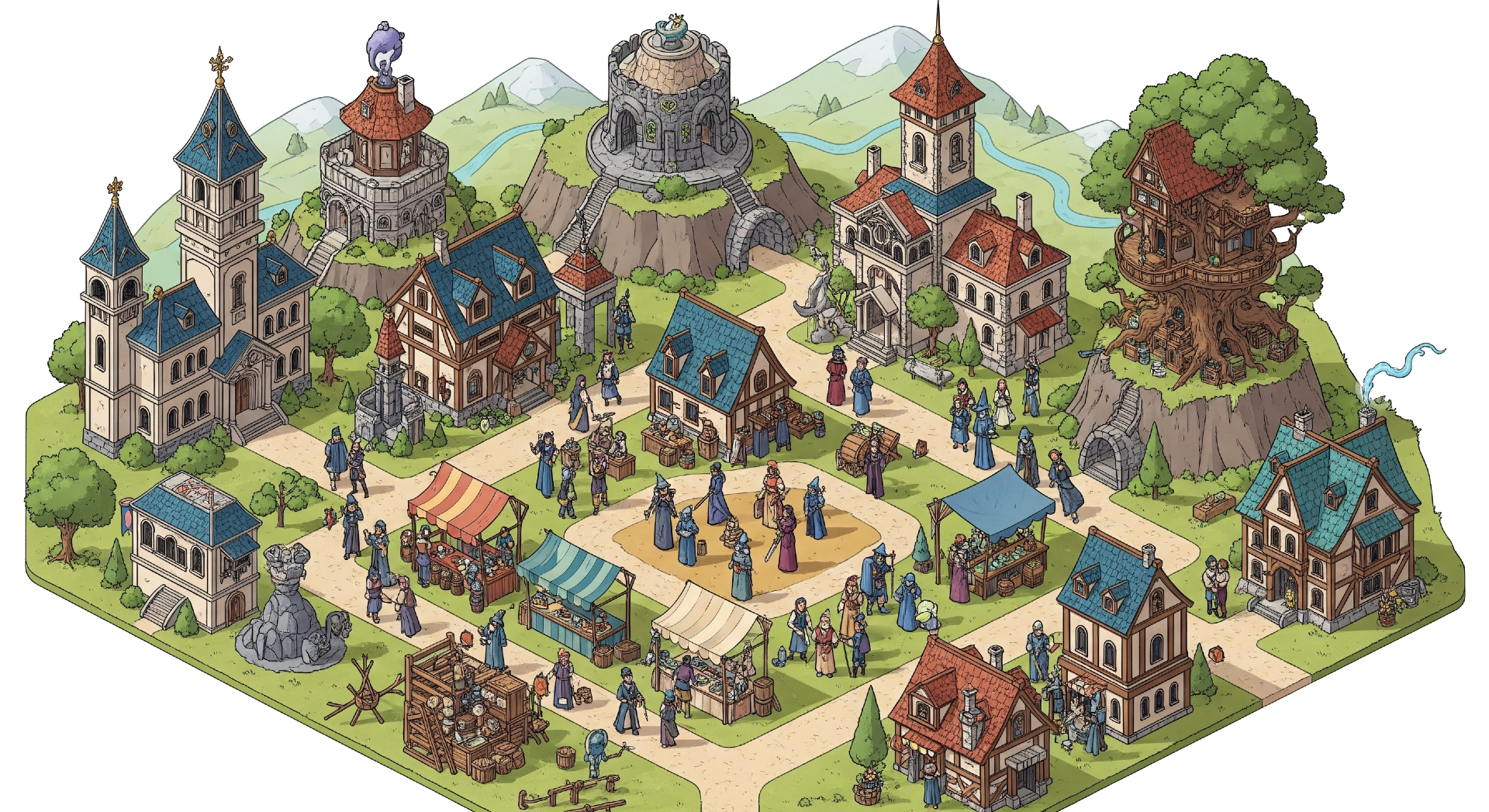The Game Master's Book of Instant Towns and Cities - RPG Tabletop Games