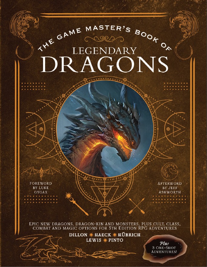 The Game Master’s Book of Legendary Dragons - RPG Tabletop Games