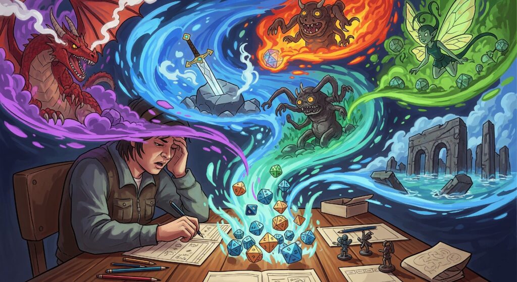The Game Master's Book of Astonishing Random Tables - RPG Tabletop Games