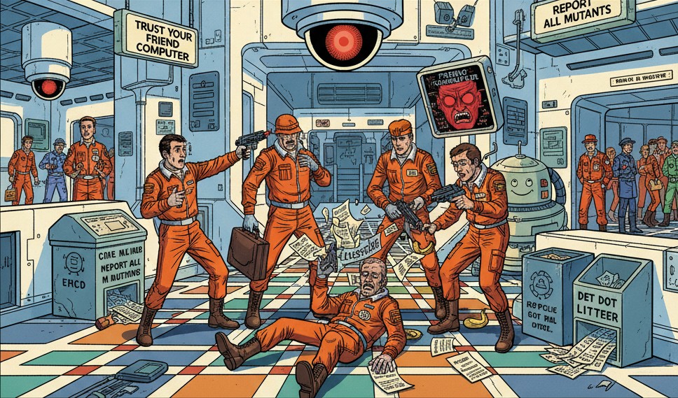 Paranoia: The Core Book - RPG Tabletop Games